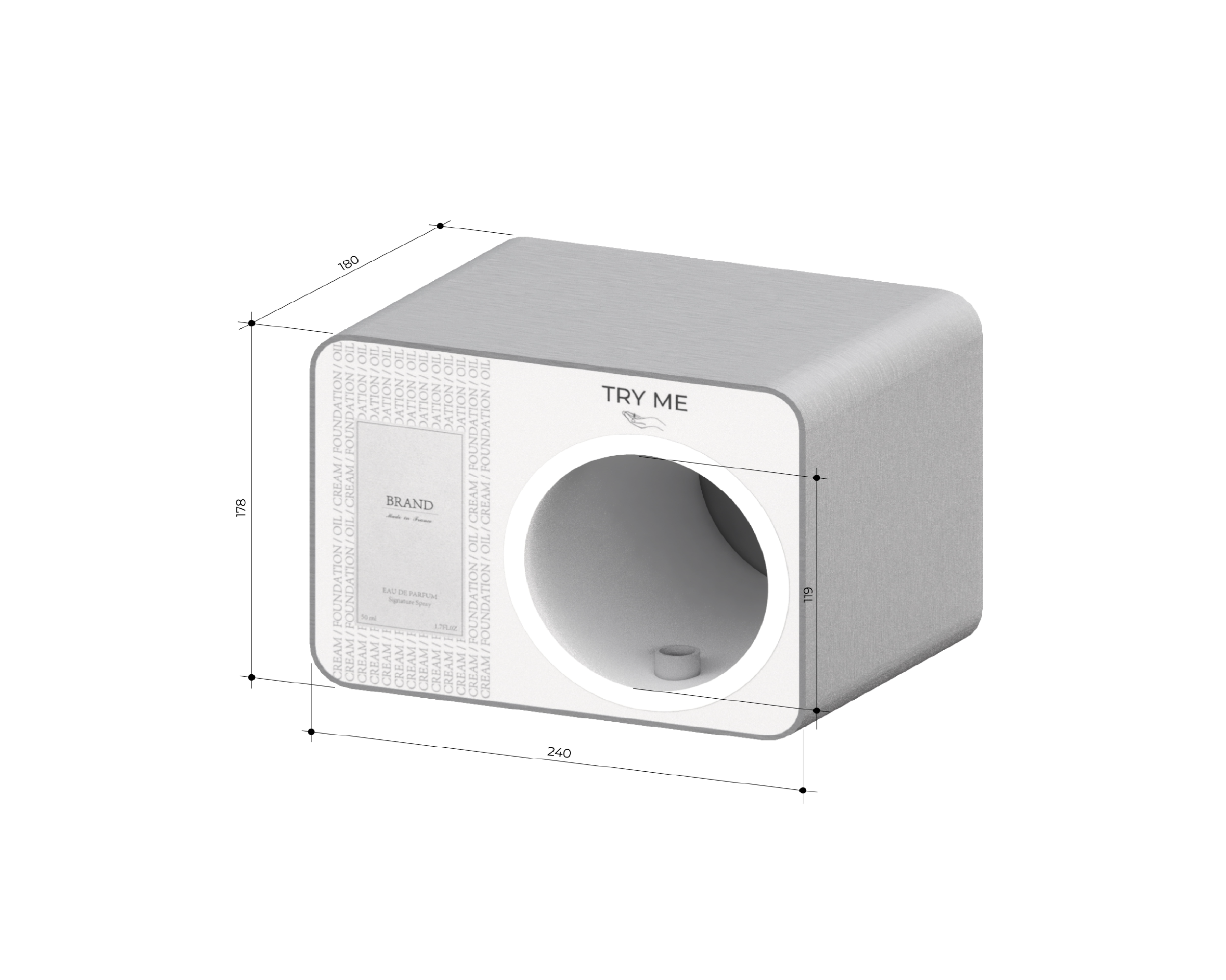 Compact Dropper Display - Gaudier